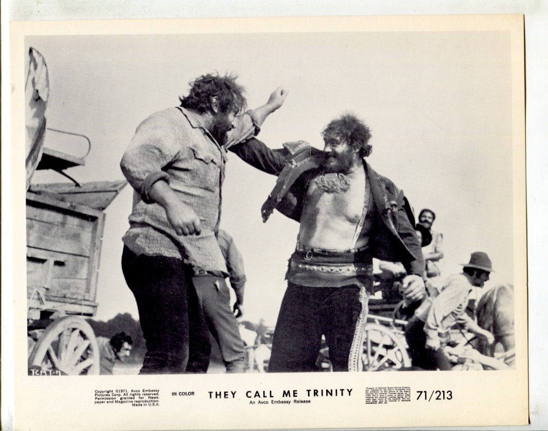 They Call Me Trinity #7 1971-8x10 B&W original promotional still-Remo ...