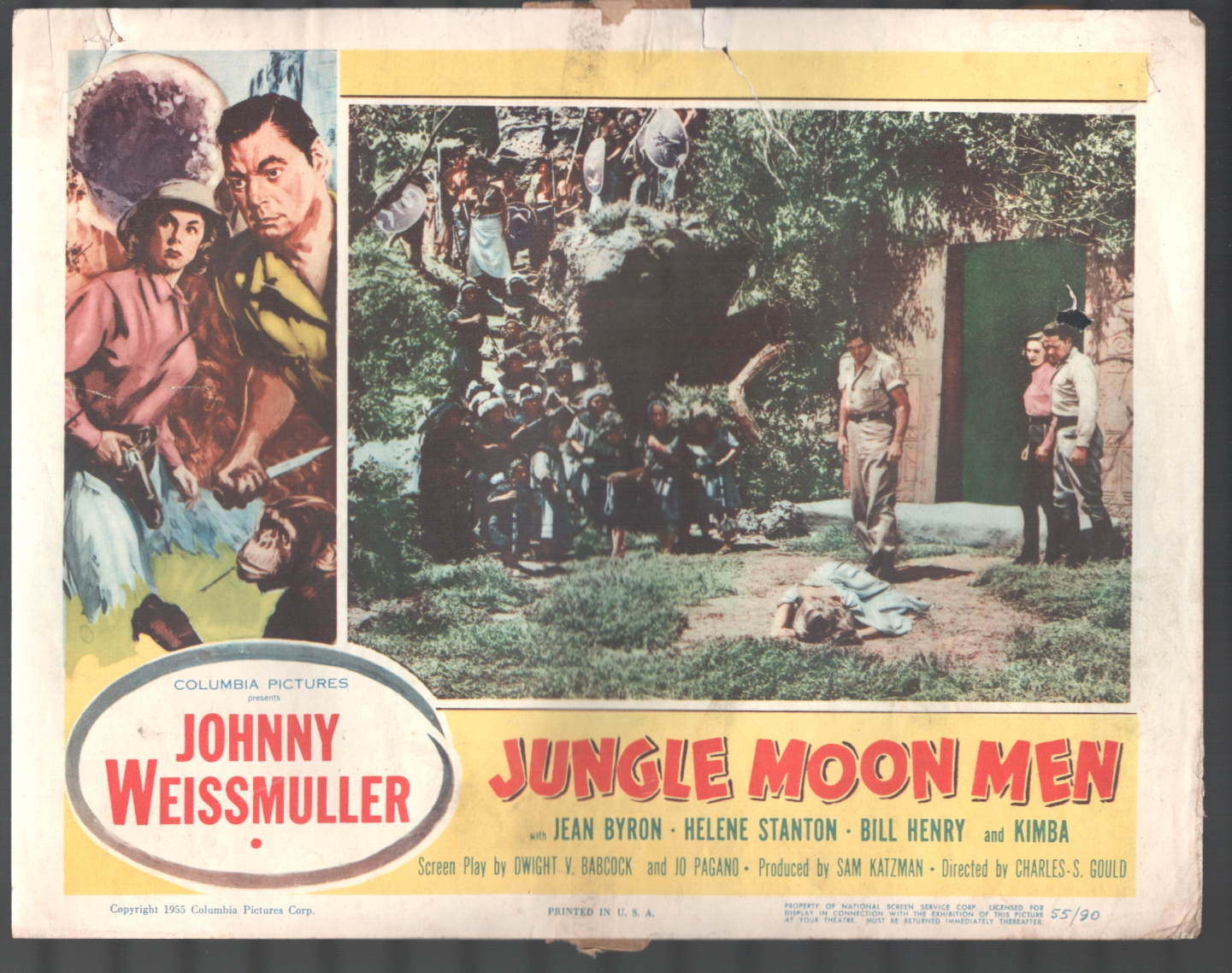 Jungle Moon Men 11x14 Lobby Card Jean Byron William Stanton Johnny ...