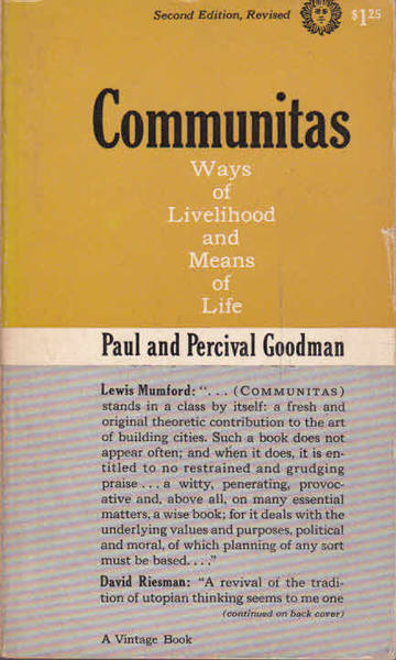 Communitas: Ways of Livelihood and Means of Life, Second Revised ...