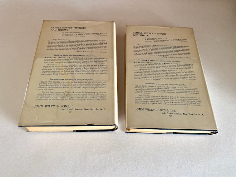 Sample Survey Methods And Theory Two Vols Vol 1 Methods And Applications Vol 2 Theory