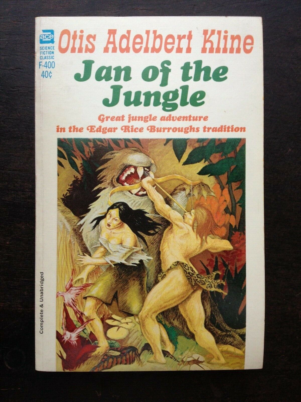 JAN OF THE JUNGLE by Otis Adelbert Kline: Fine Soft cover (1966) 1st Edition | Astro Trader ...