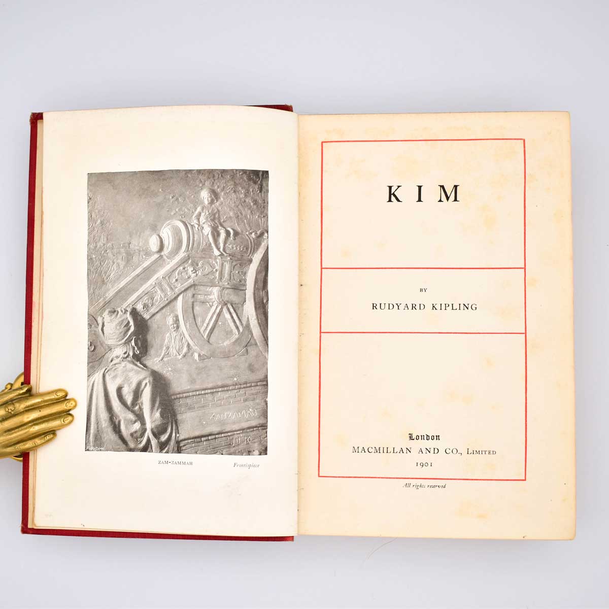 Kim by KIPLING, RUDYARD: Very Good Hardcover (1901) 1st Edition | Bruce ...