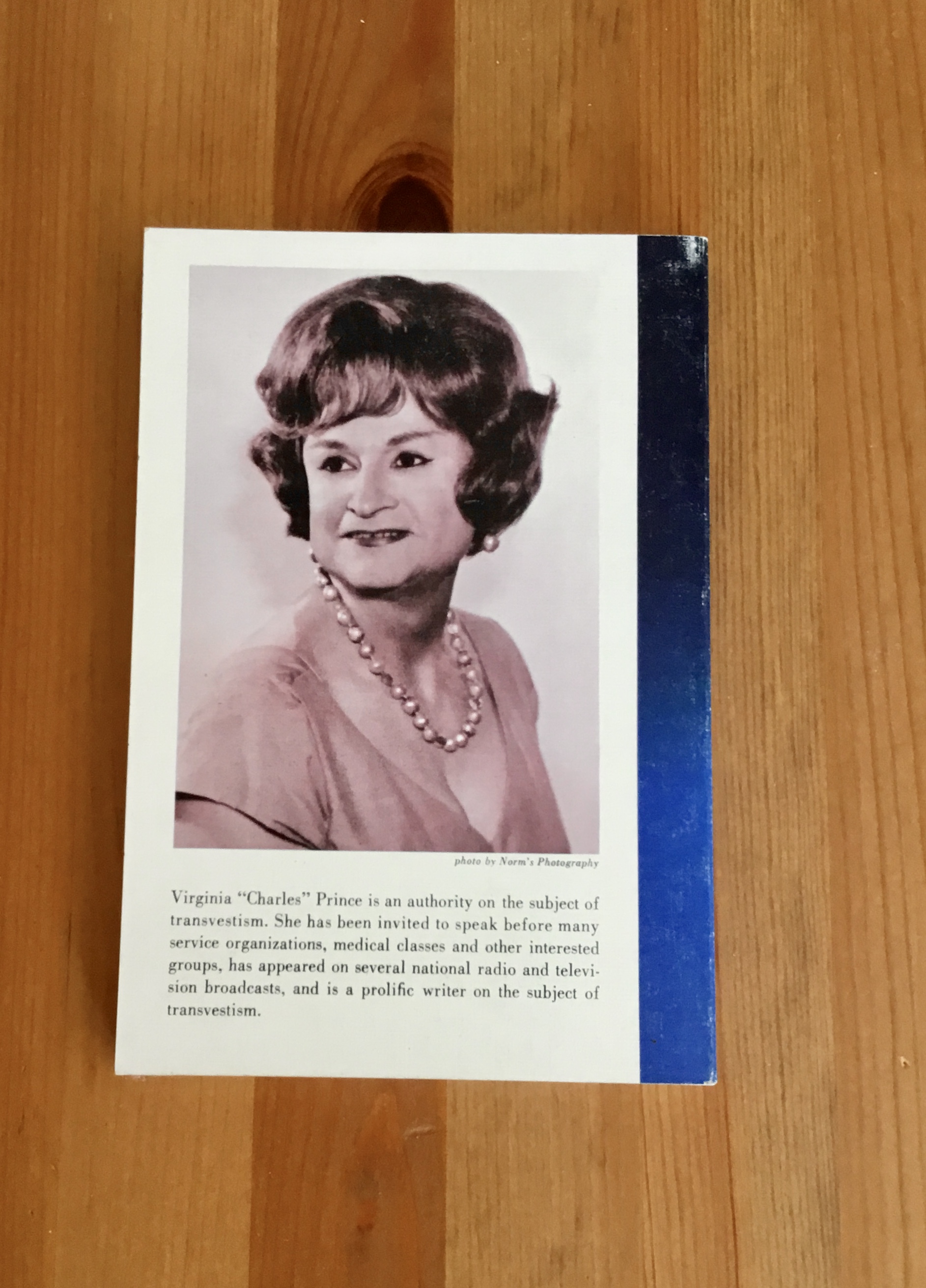 THE TRANSVESTITE AND HIS WIFE. by PRINCE, Virginia "Charles".: Very ...