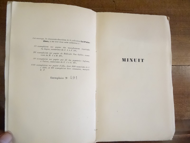 Minuit by Green, Julien: Très bon Couverture souple Edition originale ...