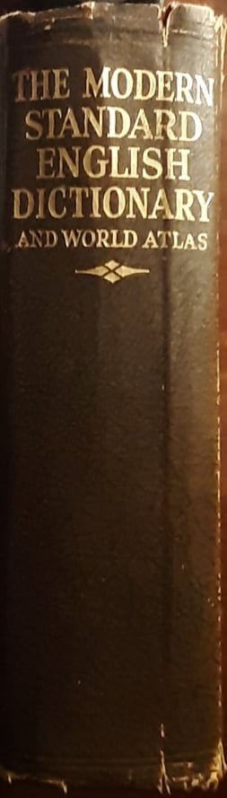 The Modern Standard English Dictionary and World Atlas: Good Hardcover ...