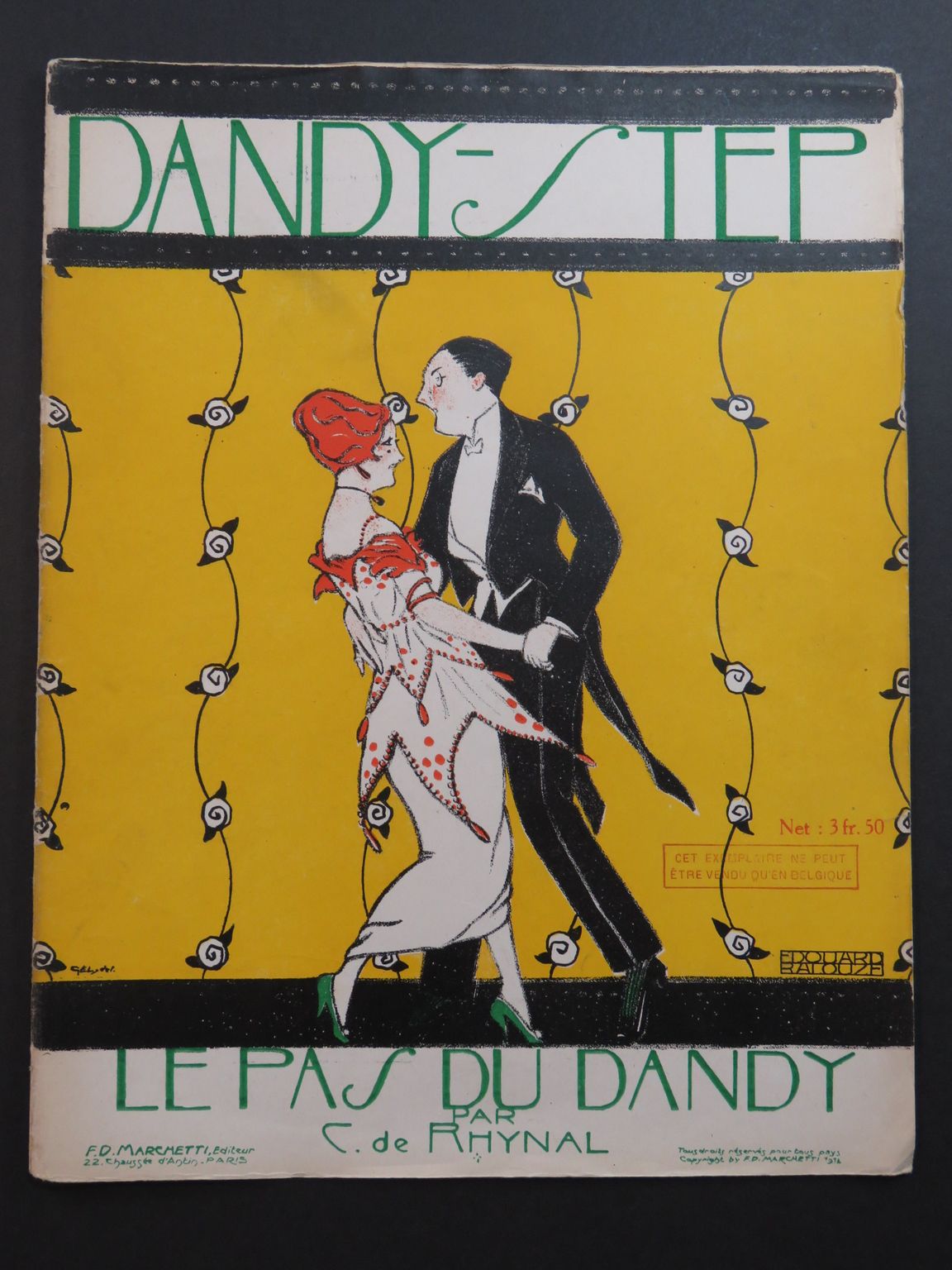 DE RHYNAL Camille Dandy Step Piano 1914 by DE RHYNAL Camille Dandy Step ...