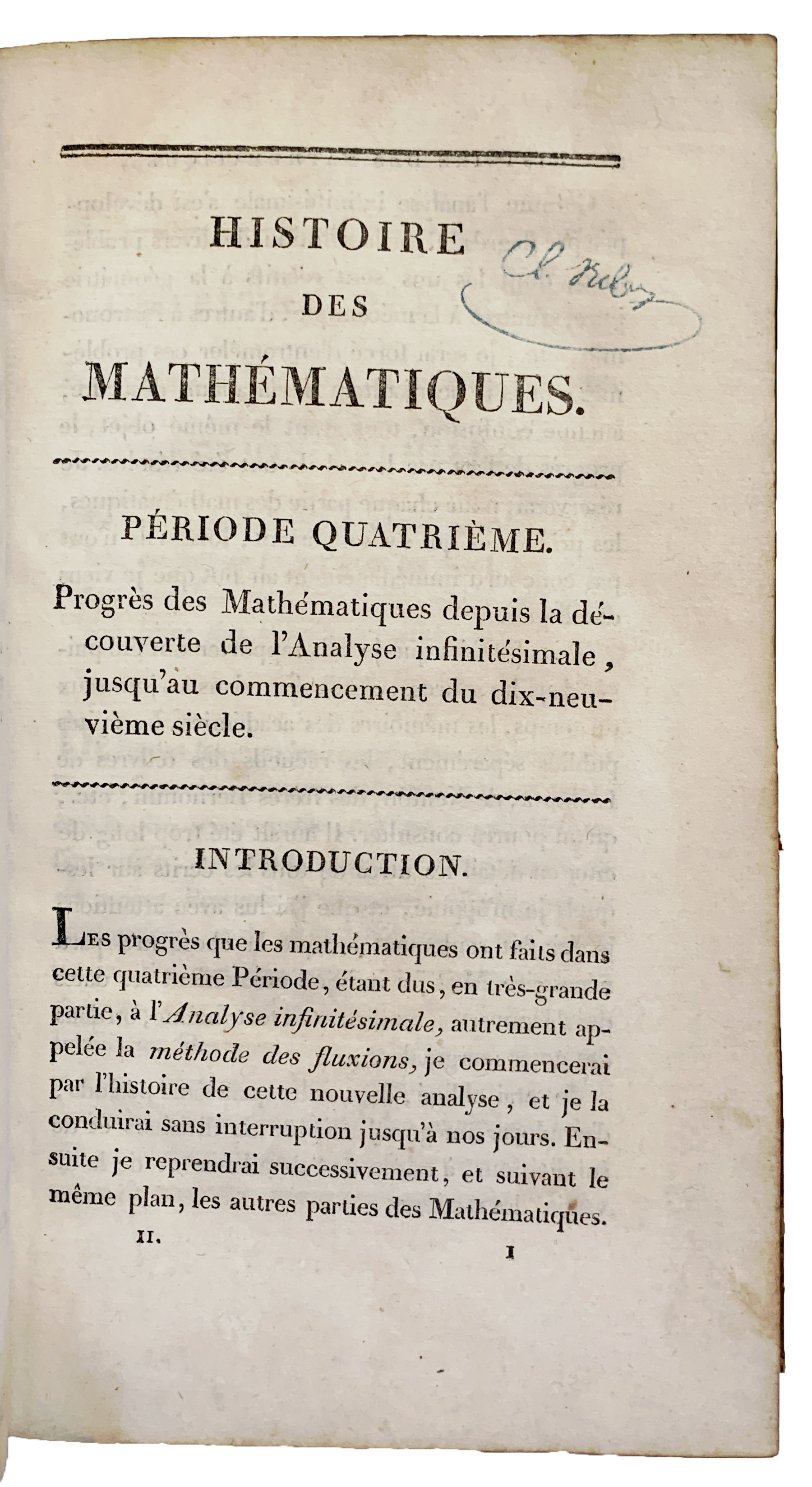 Histoire generale des mathematiques, depuis leur origine jusqu'a l ...