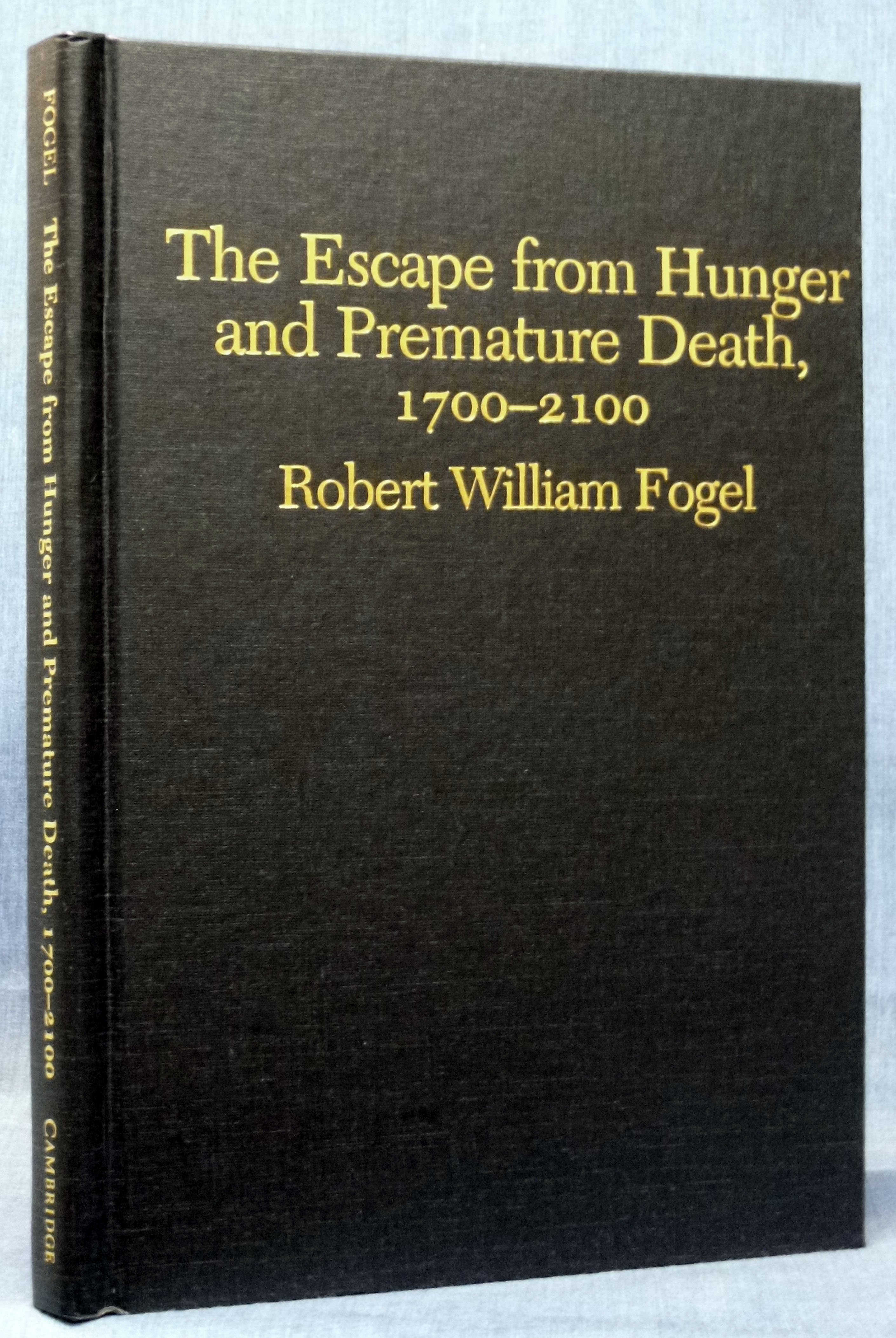 The Escape from Hunger and Premature Death, 1700?2100: Europe, America ...