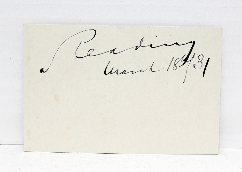 Signed Card by Rufus Daniel Isaacs, 1st Marquess of Reading by Rufus ...