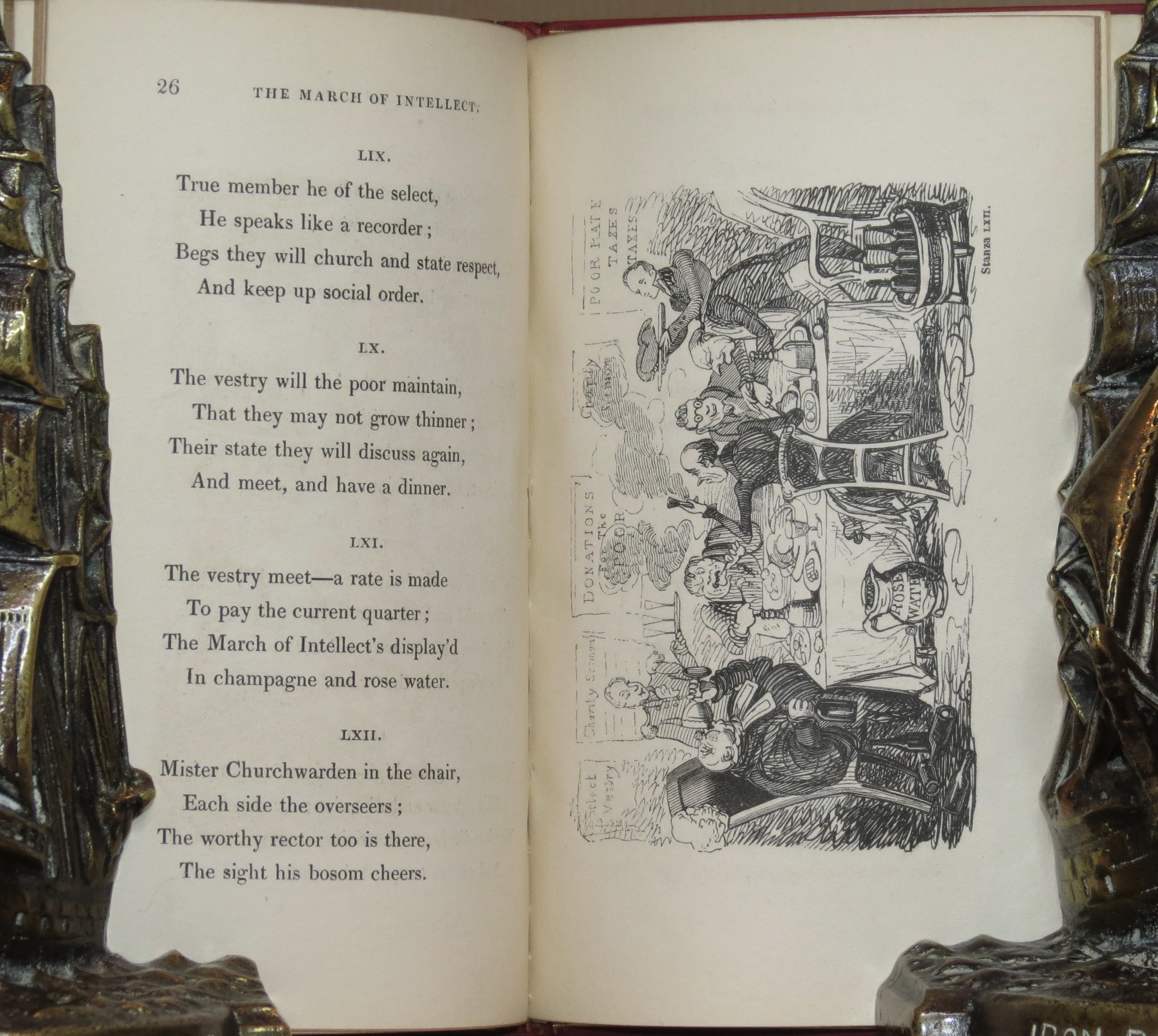 The March of Intellect, a Comic Poem. by MONCRIEFF, W. T. CRUIKSHANK ...