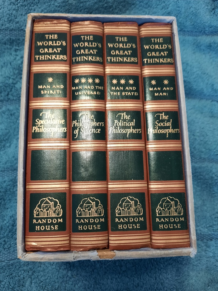 The World`s Great Thinkers. 4 Bände im Schuber. by Commins, Saxe and ...