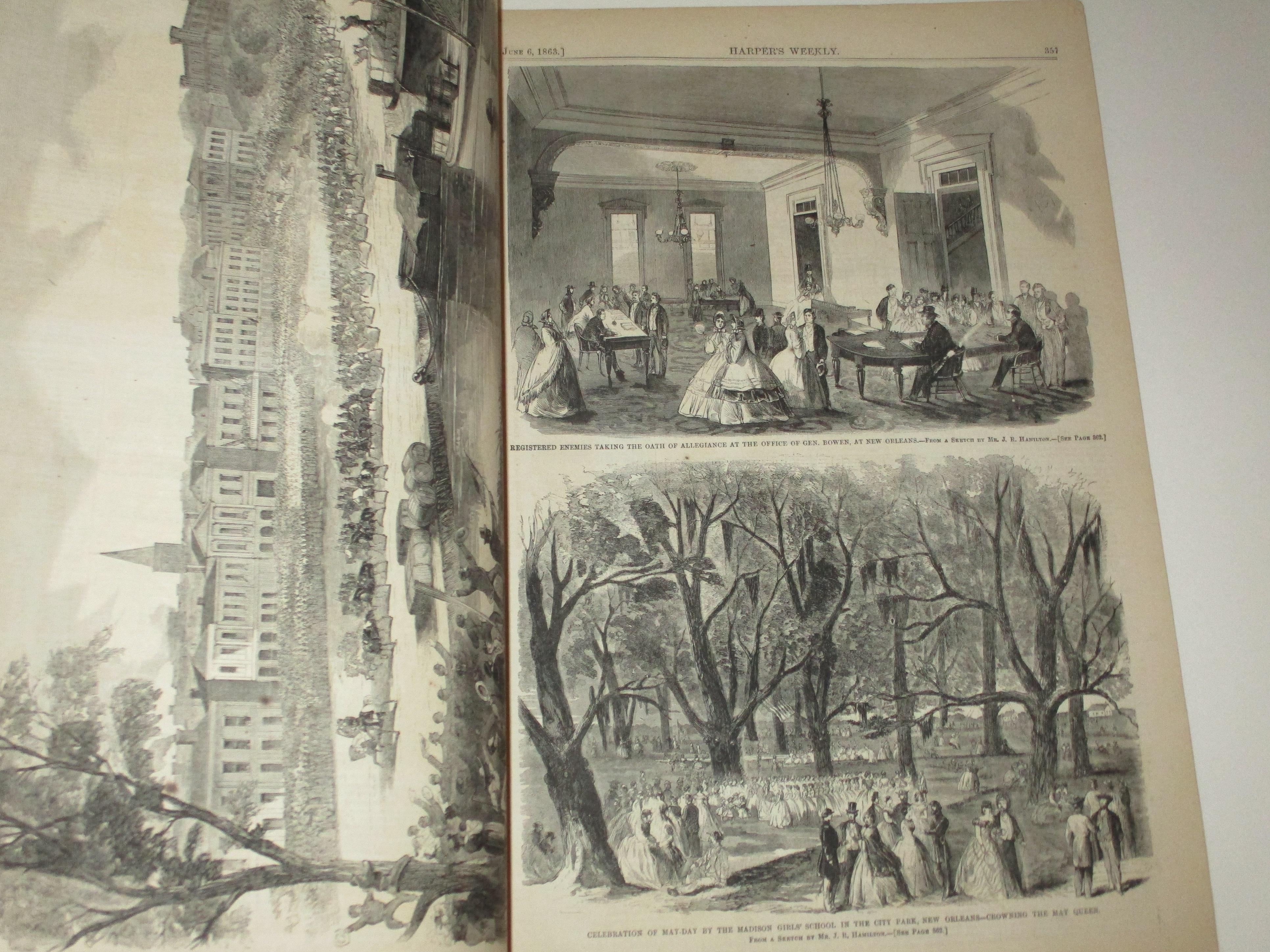 June 6,1863 Harper's Weekly: Colonel Grierson, Sixth Illinois Cavalry ...