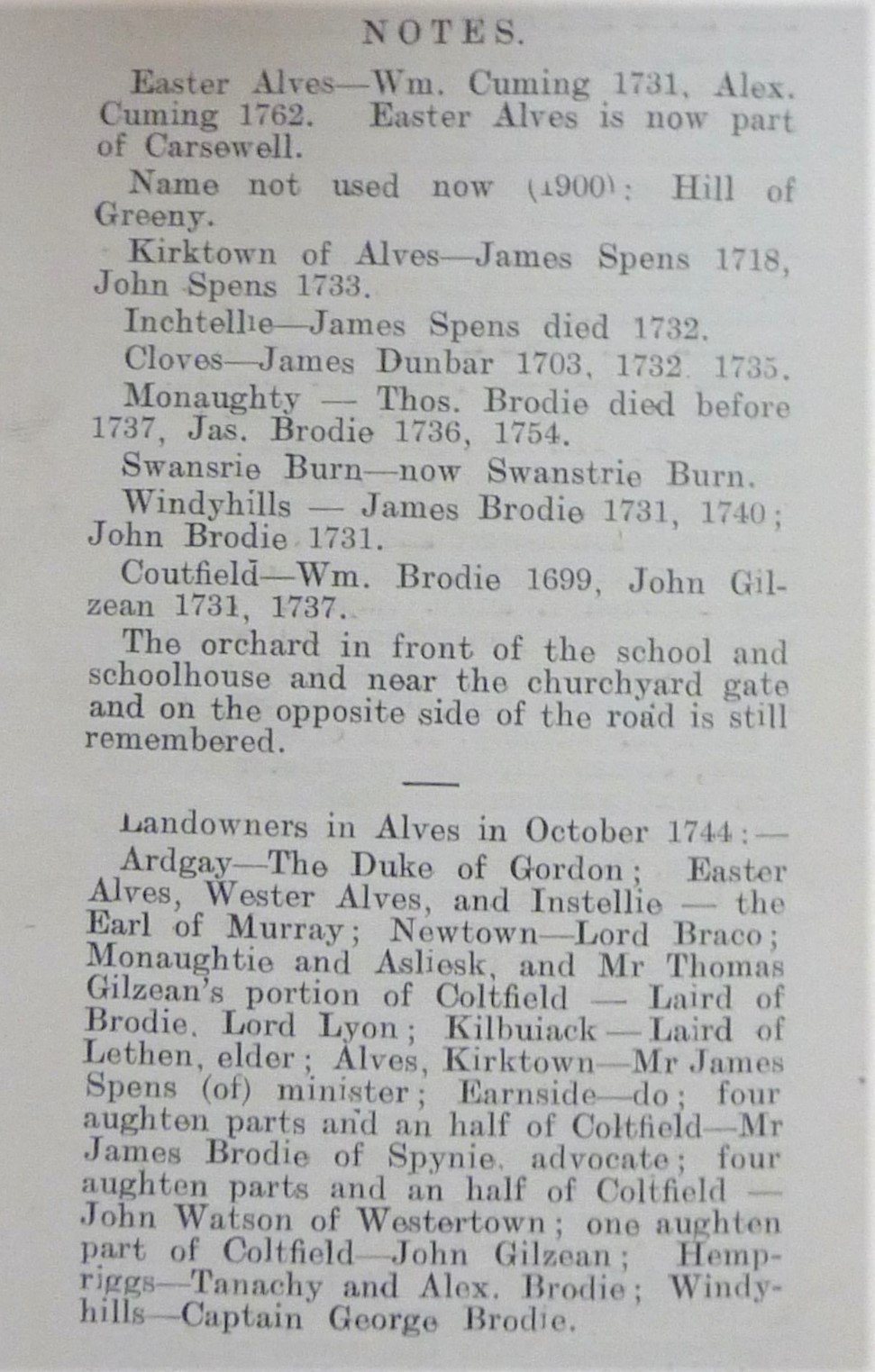 The Church of the Parish of Alves by Cramond, Wm.: Fair Paperback (1900 ...