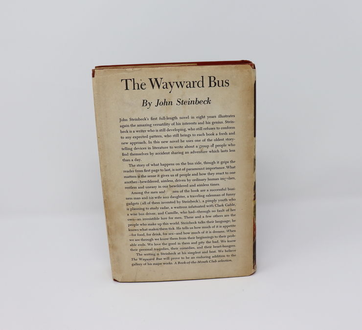 The Wayward Bus by John Steinbeck: Very good + Hardcover (1947) | The ...
