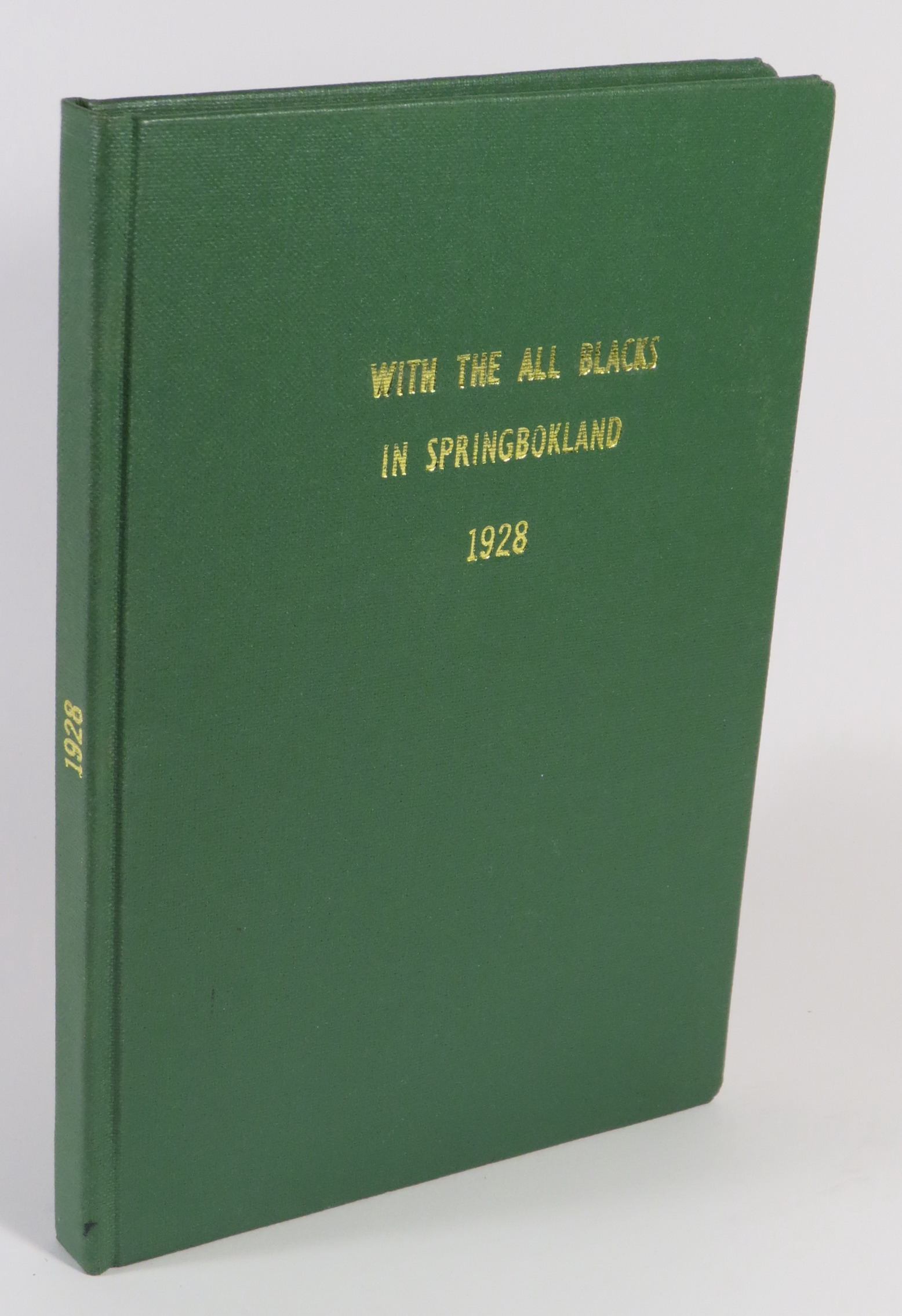 With the All Blacks in Springbokland 1928 by Nicholls, M. F.: Very Good ...