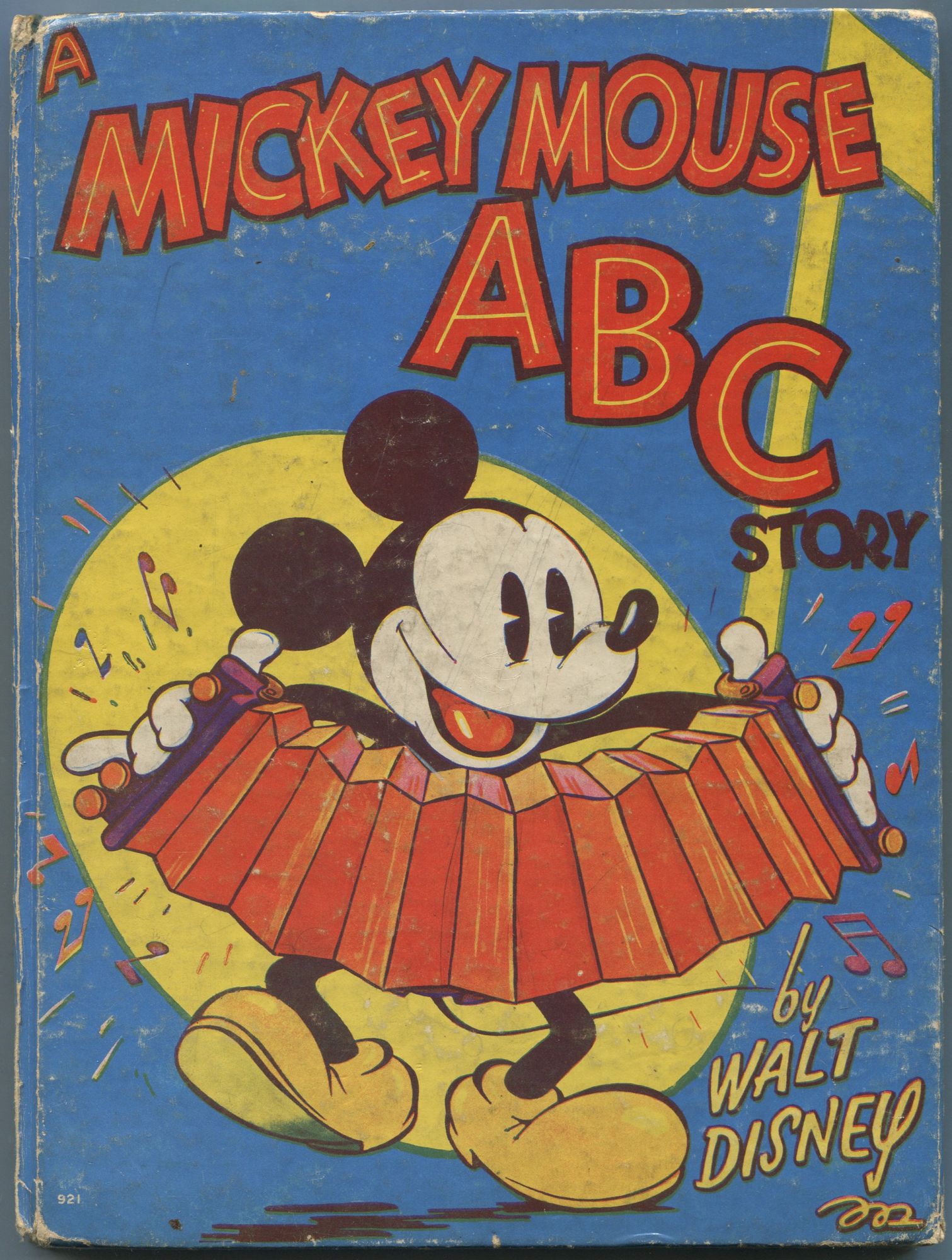 A Mickey Mouse ABC Story by DISNEY, Walt: Very Good Hardcover (1936 ...