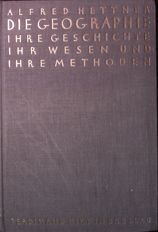 die geographie und ihre - ZVAB