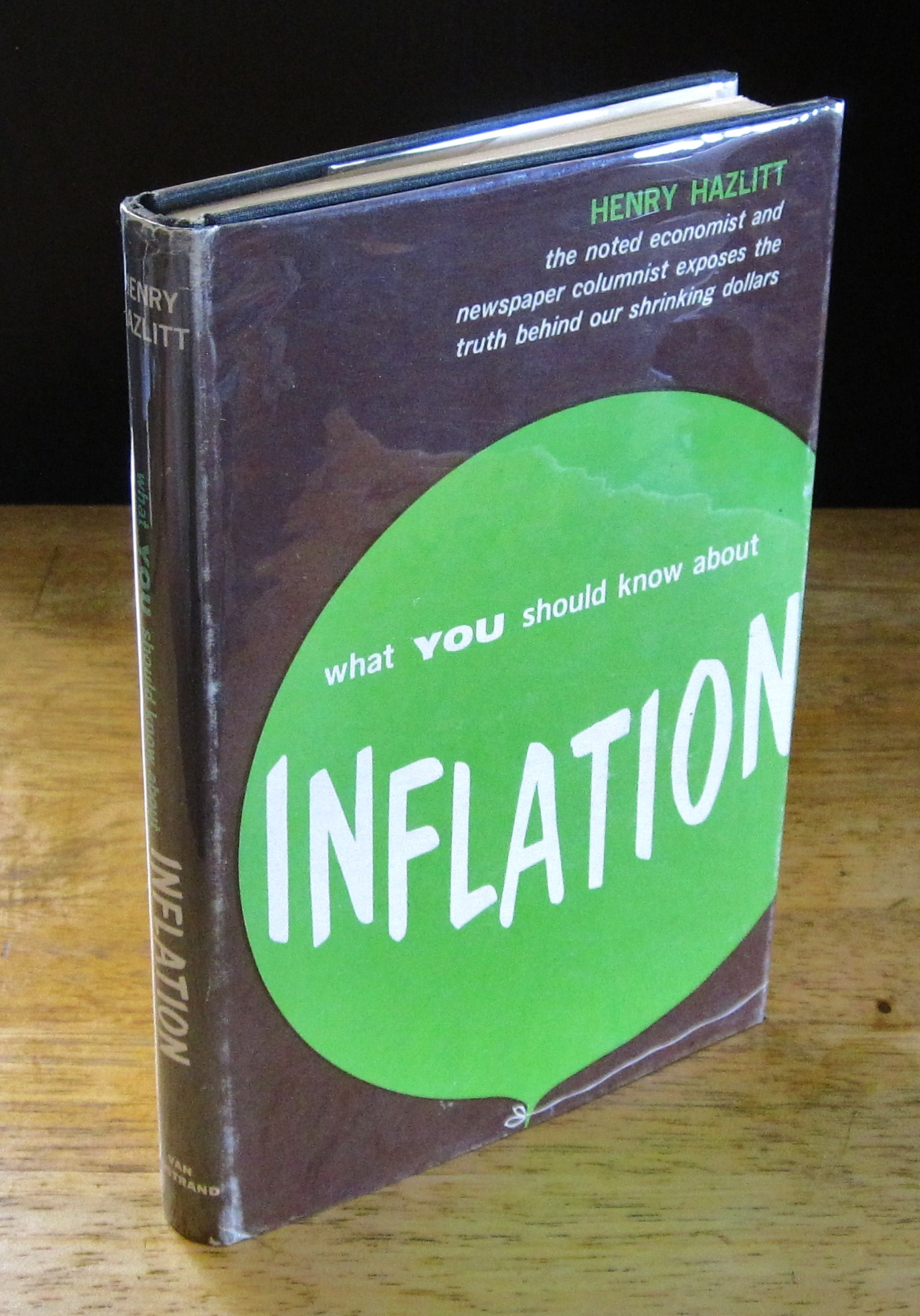 What You Should Know About Inflation by Hazlitt, Henry: Fine Hard Cover ...