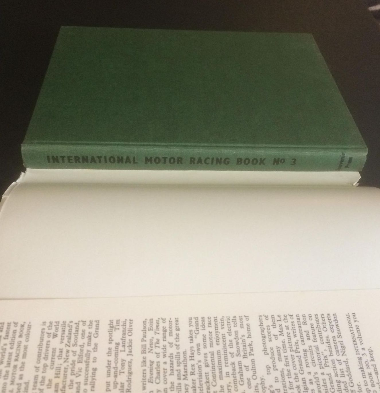 International Motor Racing Book 3 by Drackett, Phil: Very Good ...