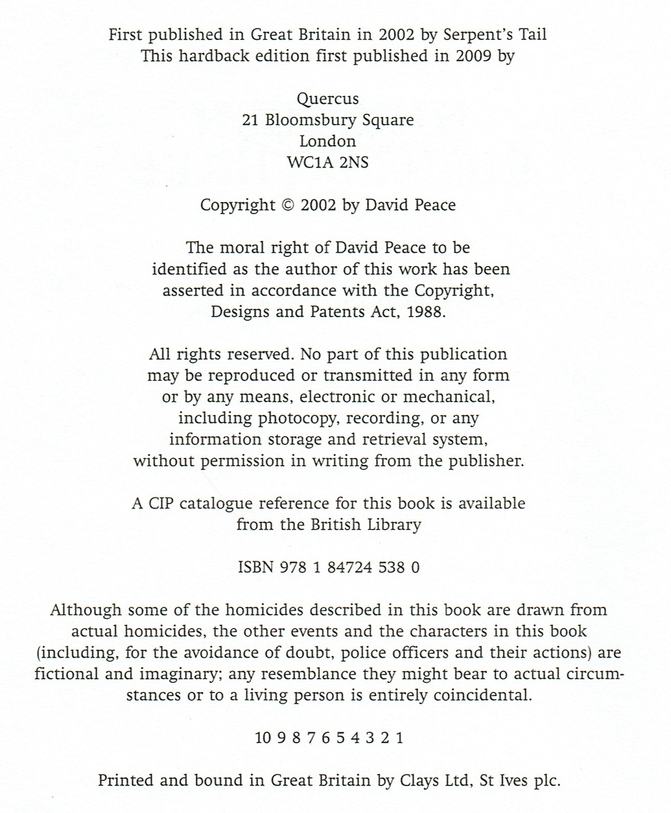 Nineteen Eighty Three de David Pearce: Fine Hardback (2009) | Hall of Books