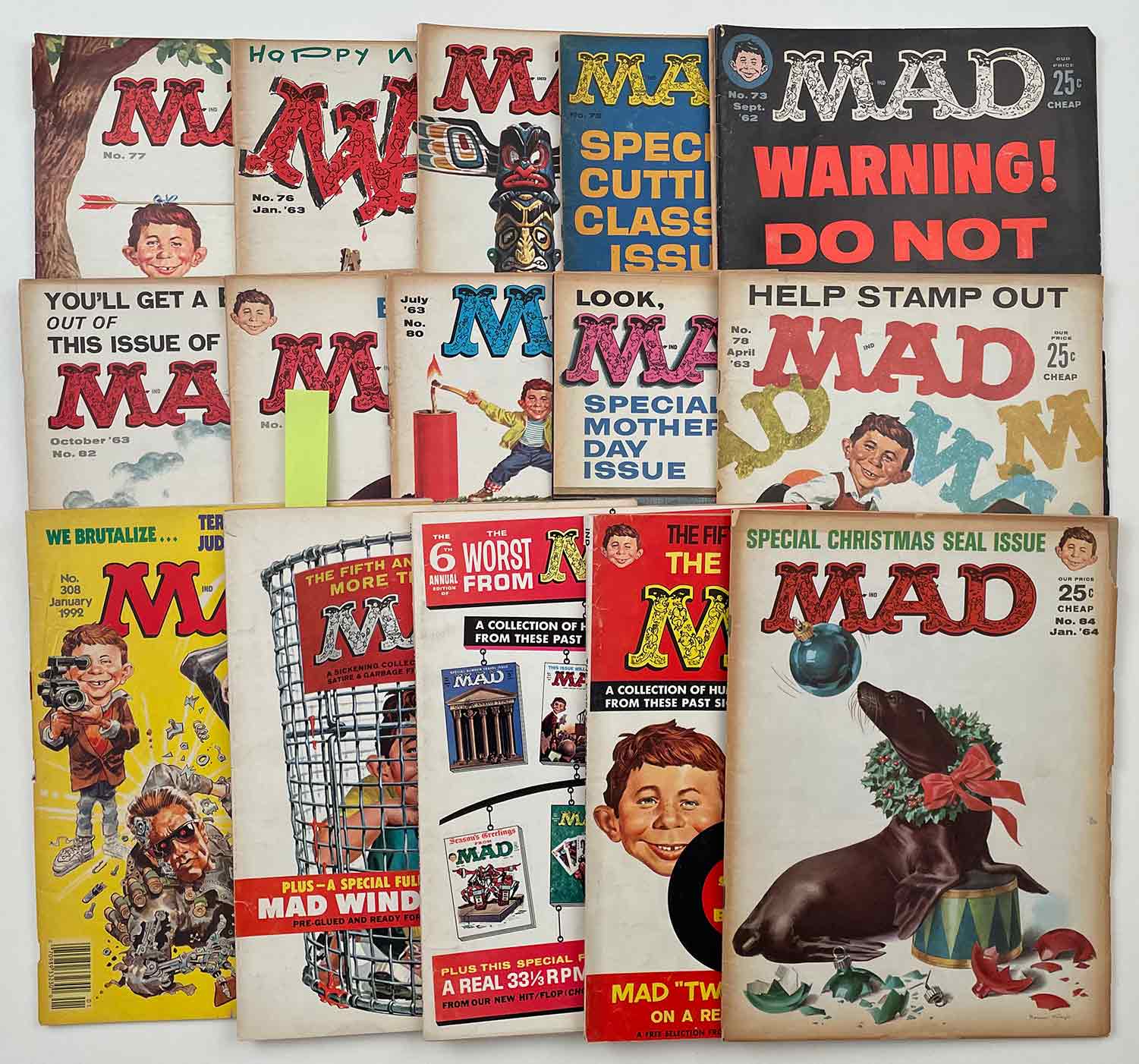 Mad (magazine). Early 1960s. LOT OF 15 MAGAZINES. by VINTAGE HUMOR ...
