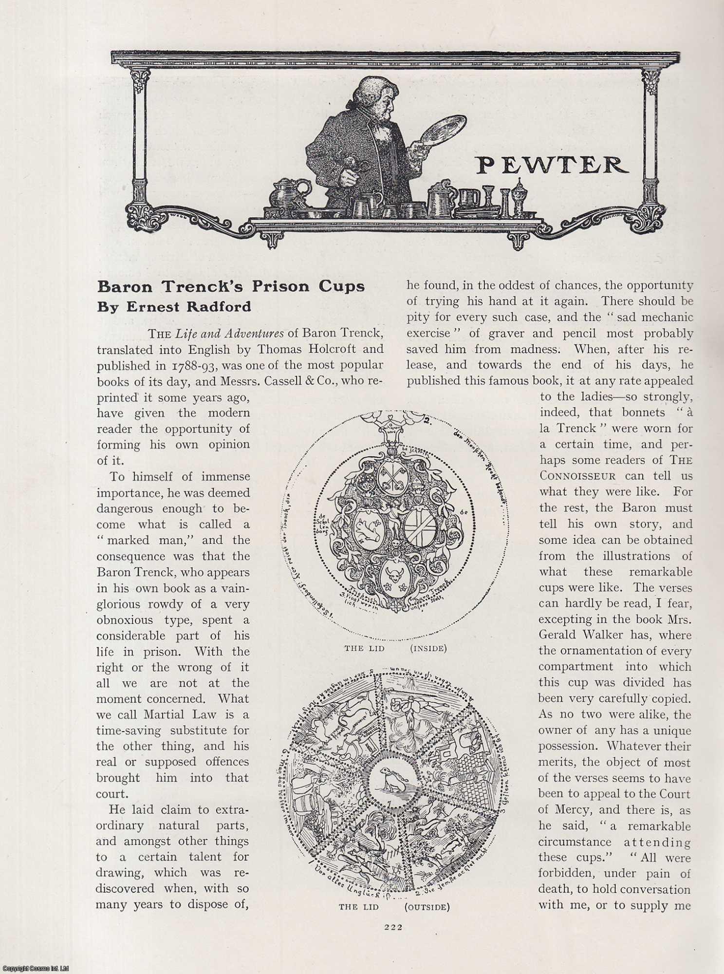 Baron Trenck's Prison Cups. An original article from The Connoisseur ...