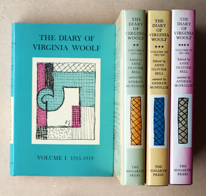 The Diary of Virginia Woolf. [Bde. 1 - 4]. by Woolf, Virginia - Anne ...