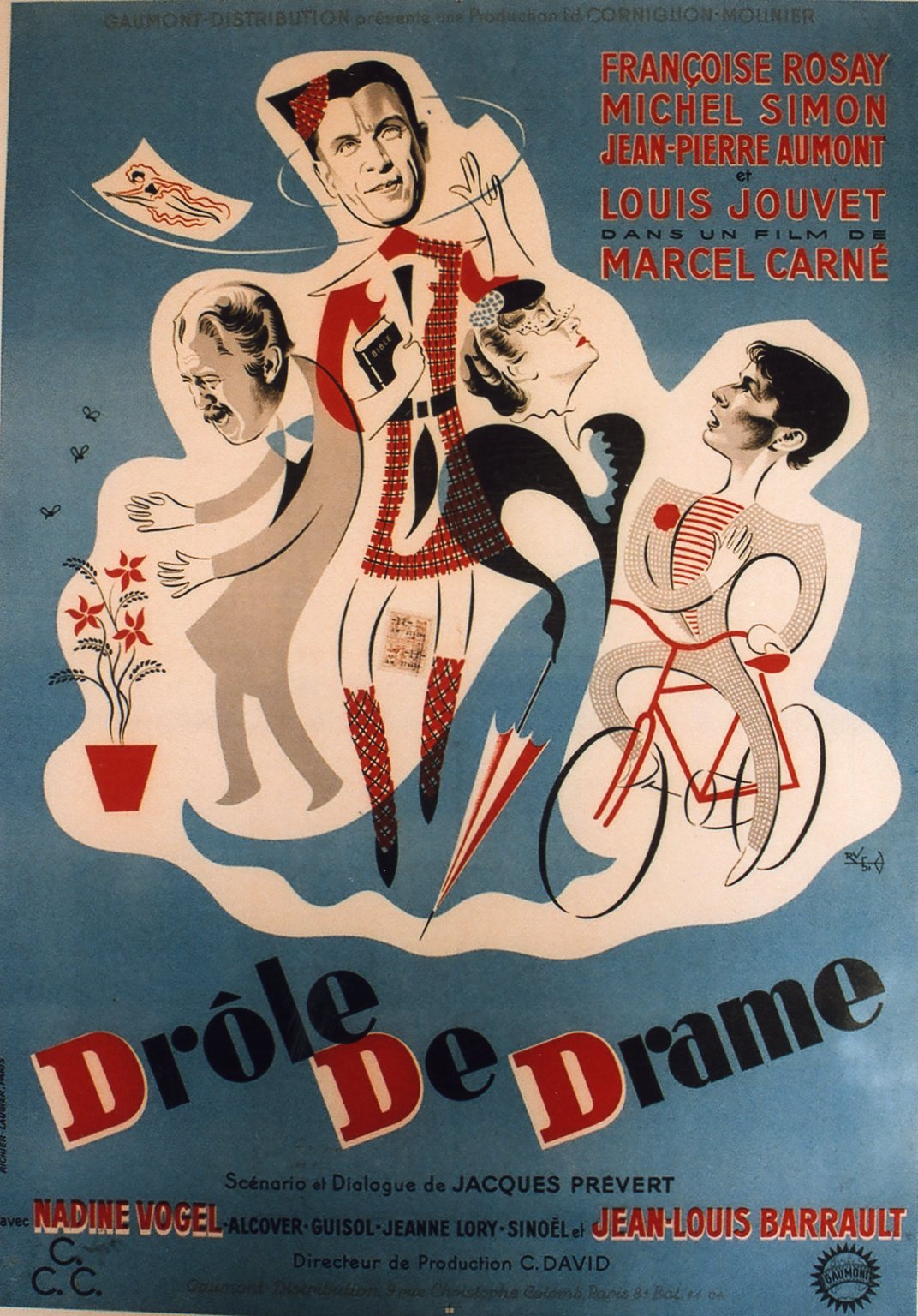 "DRÔLE DE DRAME" Réalisé par Marcel CARNÉ en 1937 avec Michel SIMON ...