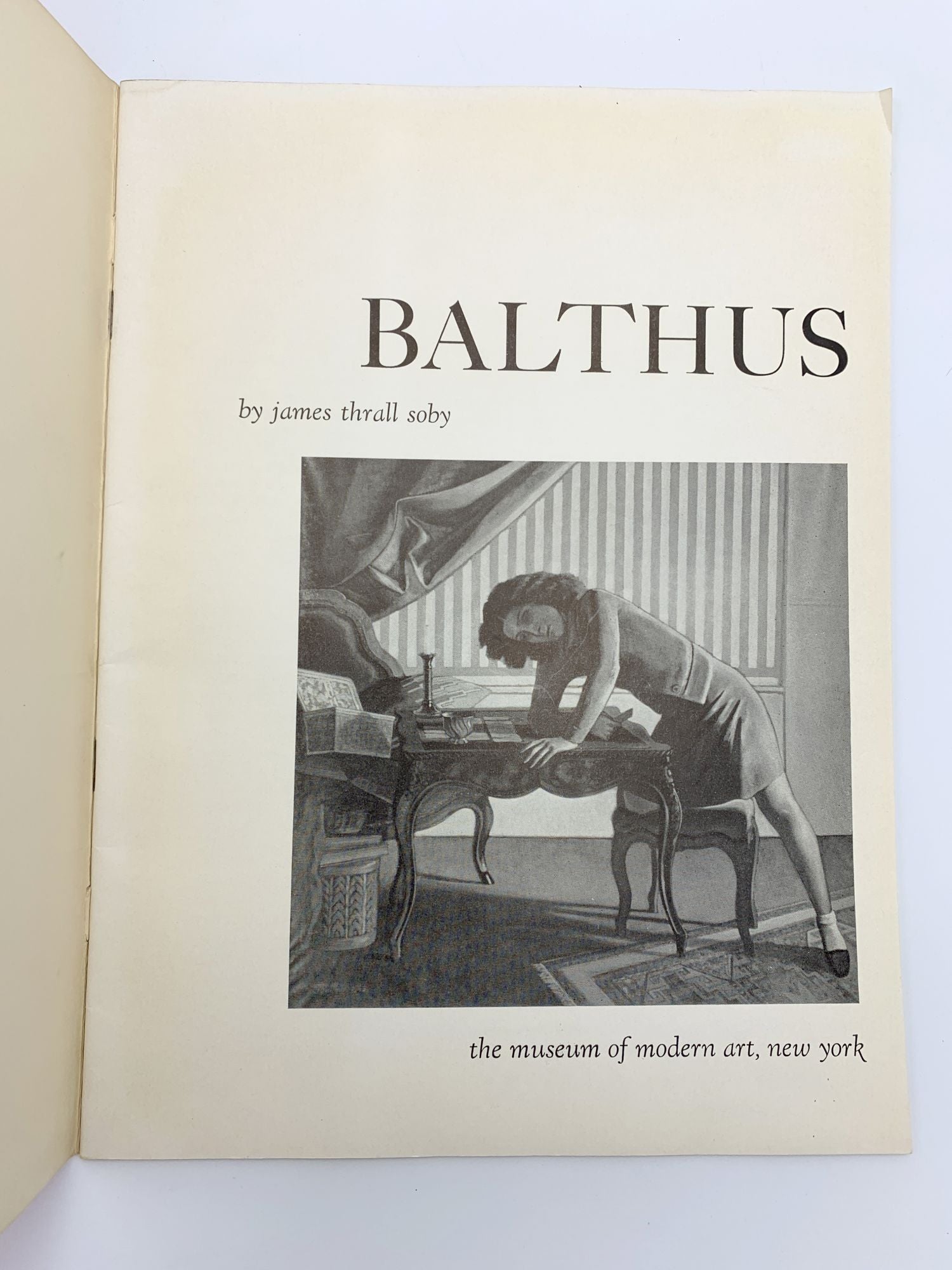 Balthus by BALTHUS (artist); James Thrall SOBY: Softcover (1957 ...