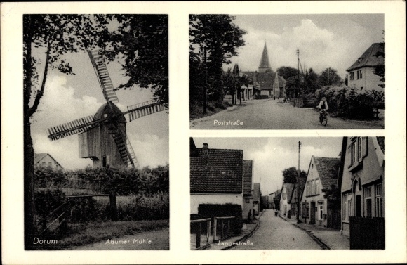 Ansichtskarte / Postkarte Dorum Wurster Nordseeküste, Alsumer Mühle ...