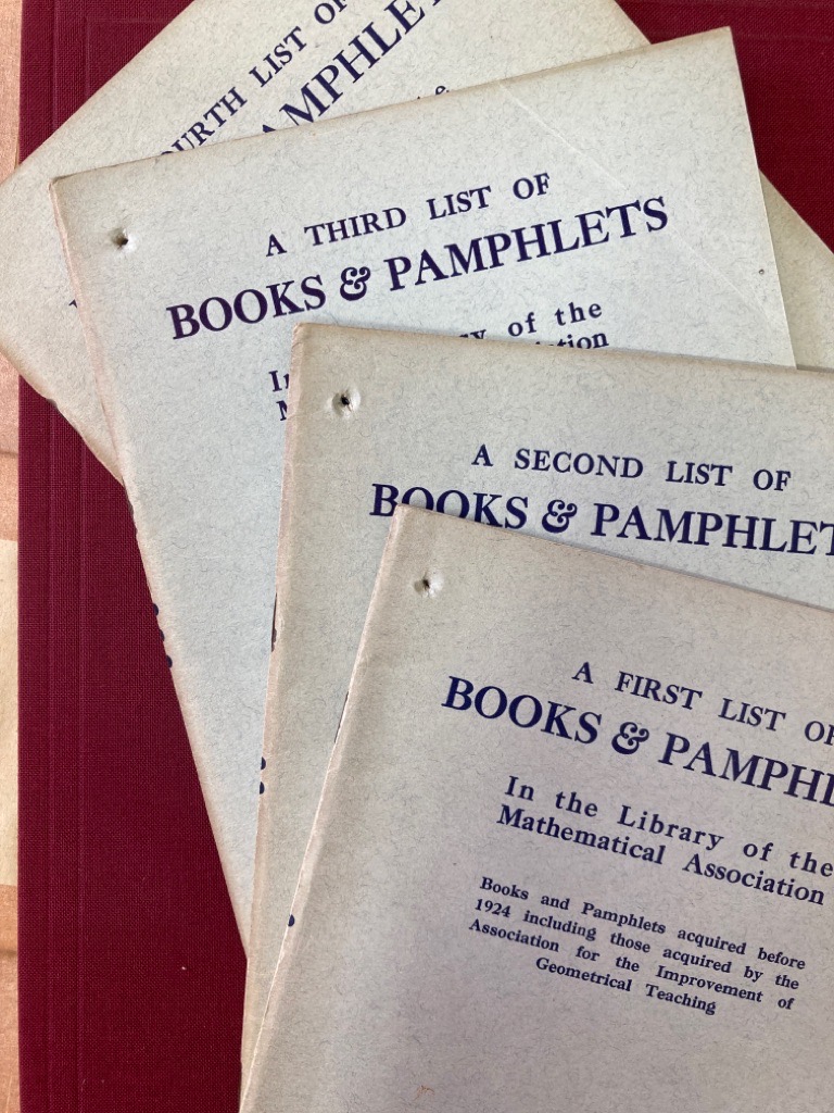 A First / Second / Third / Fourth List of Books in the Library of the ...