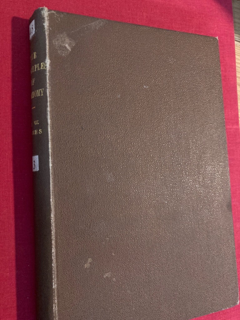 The Principles of Anatomy as Seen in the Hand. First Edition. by Jones ...