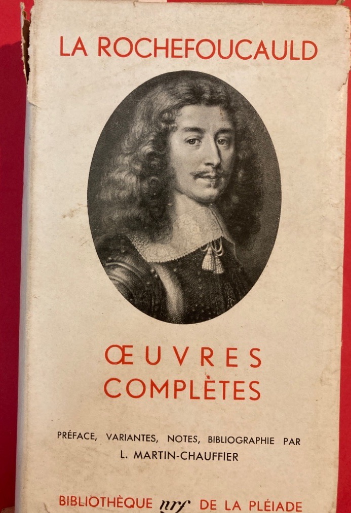 Oeuvres Completes. Ed. Louis Martin-Chauffier. by La Rochefoucauld ...