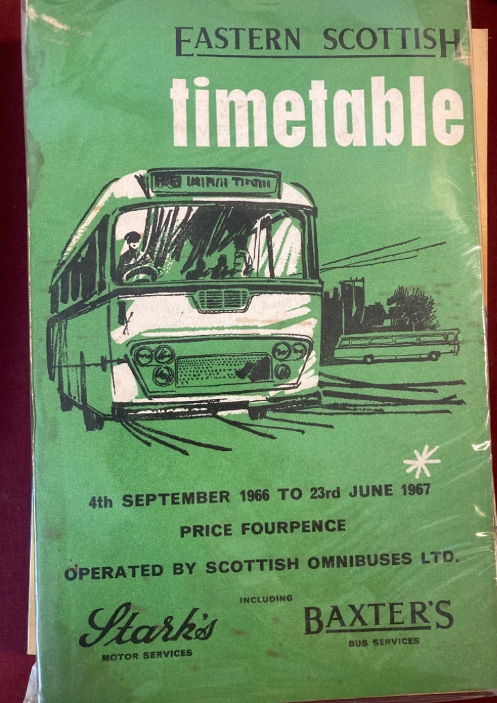 Eastern Scottish Timetable: 4 September 1966 to 23 June 1967. Scottish ...