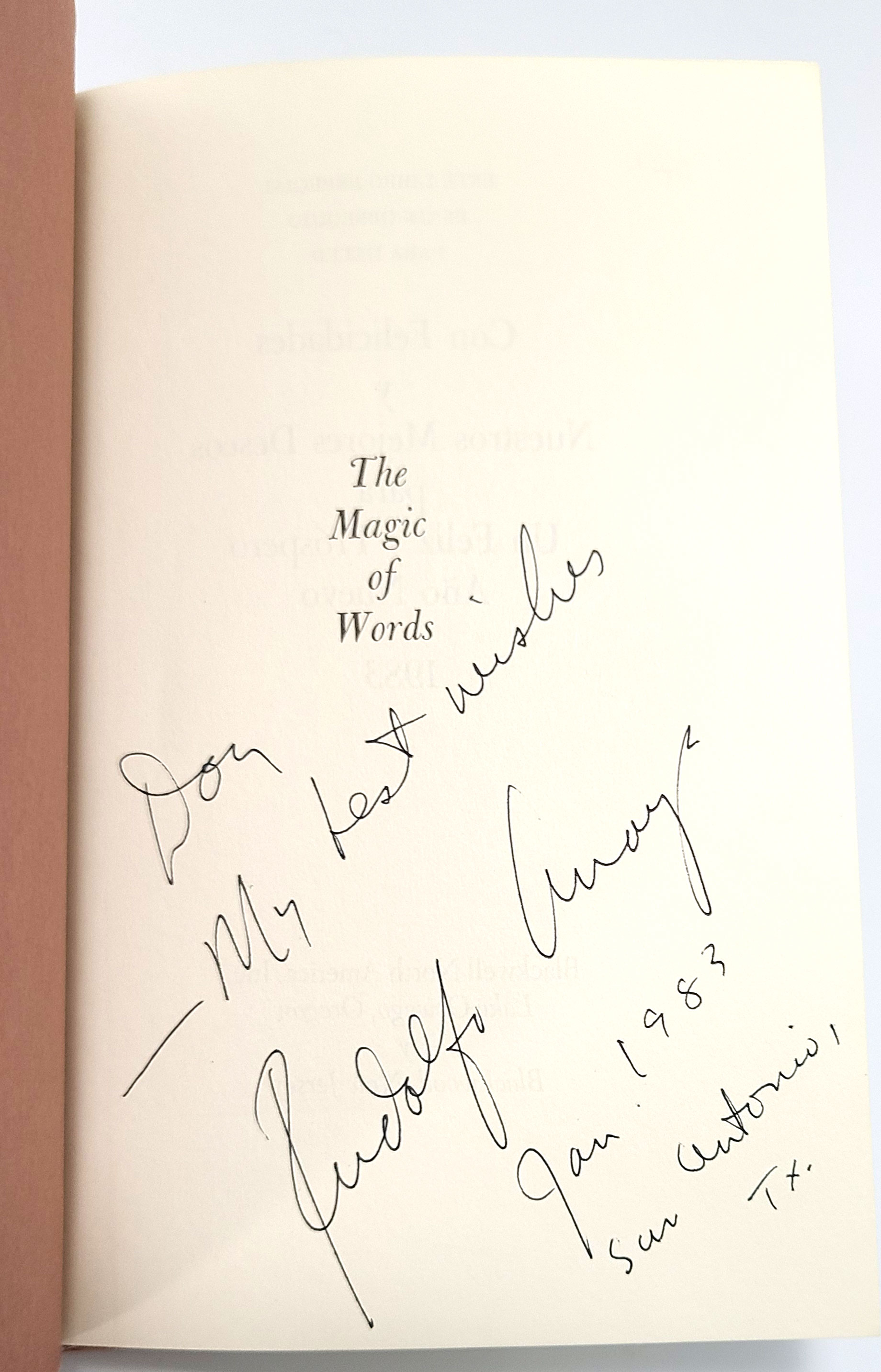 The Magic of Words: Rudolfo A. Anaya and his Writings by Rudolfo A ...