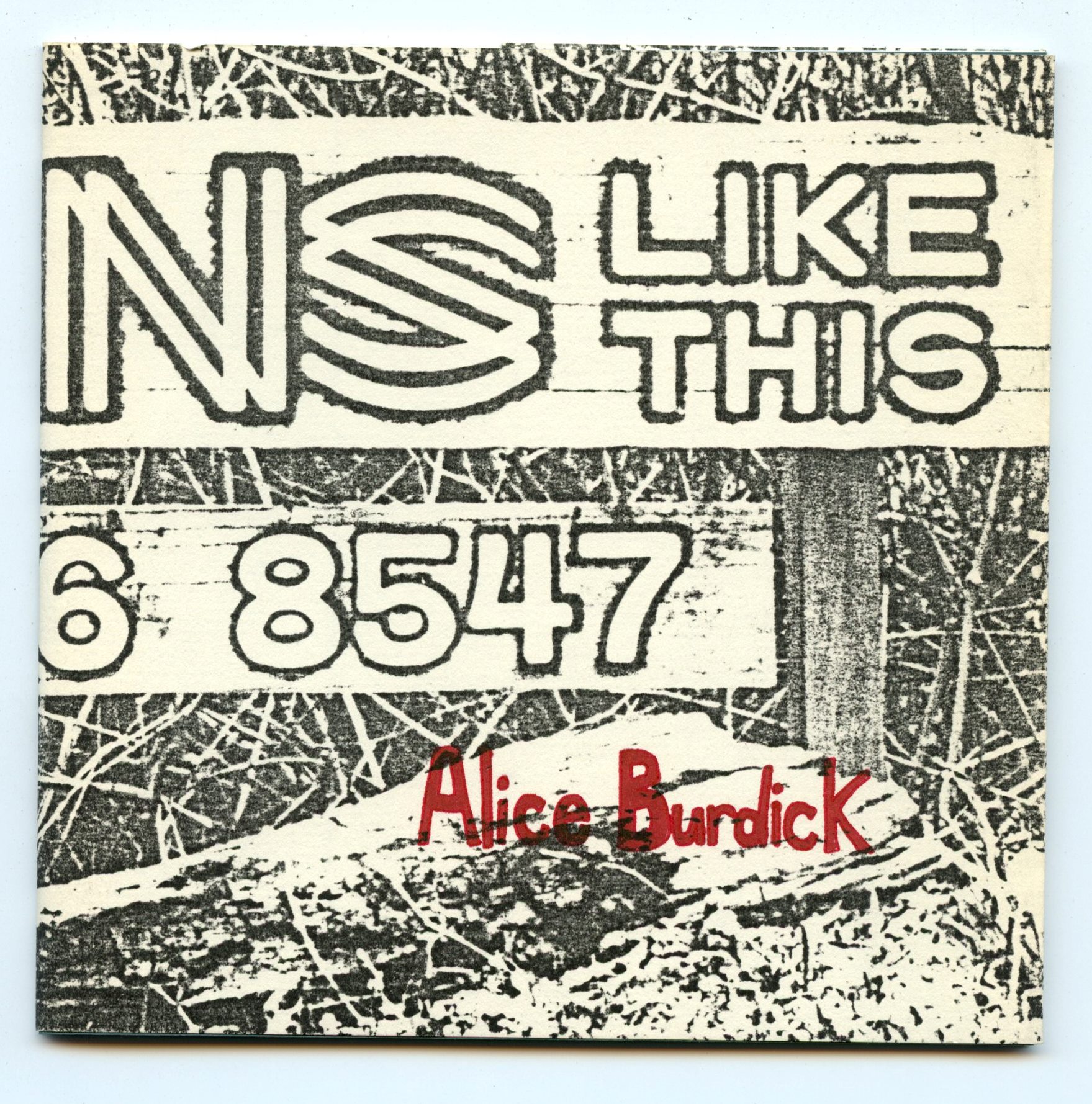 Signs Like This by BURDICK, Alice: Fine Booklet (1994) First Edition ...