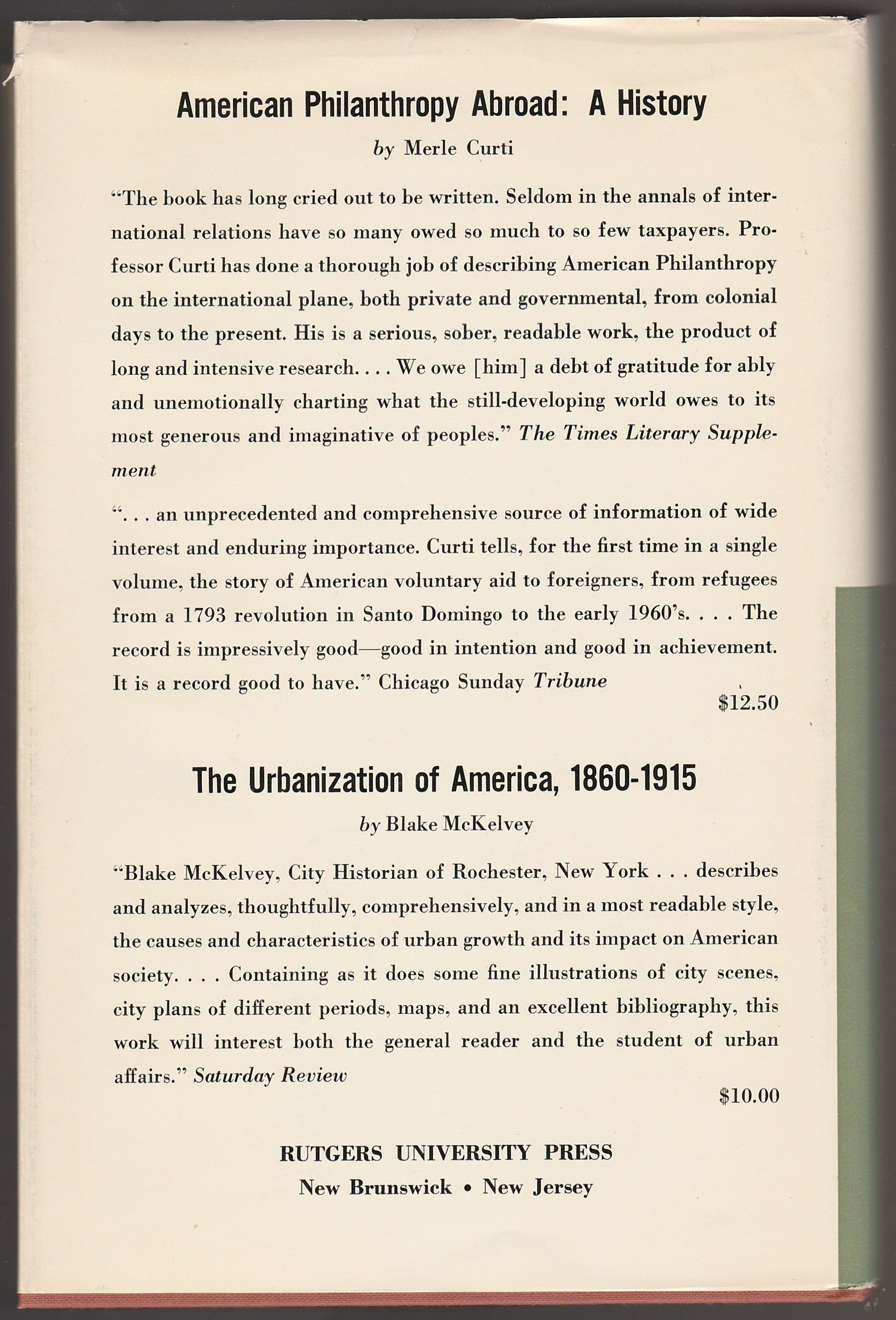 Rexford Tugwell and the New Deal by Sternsher, Bernard: Very Good ...