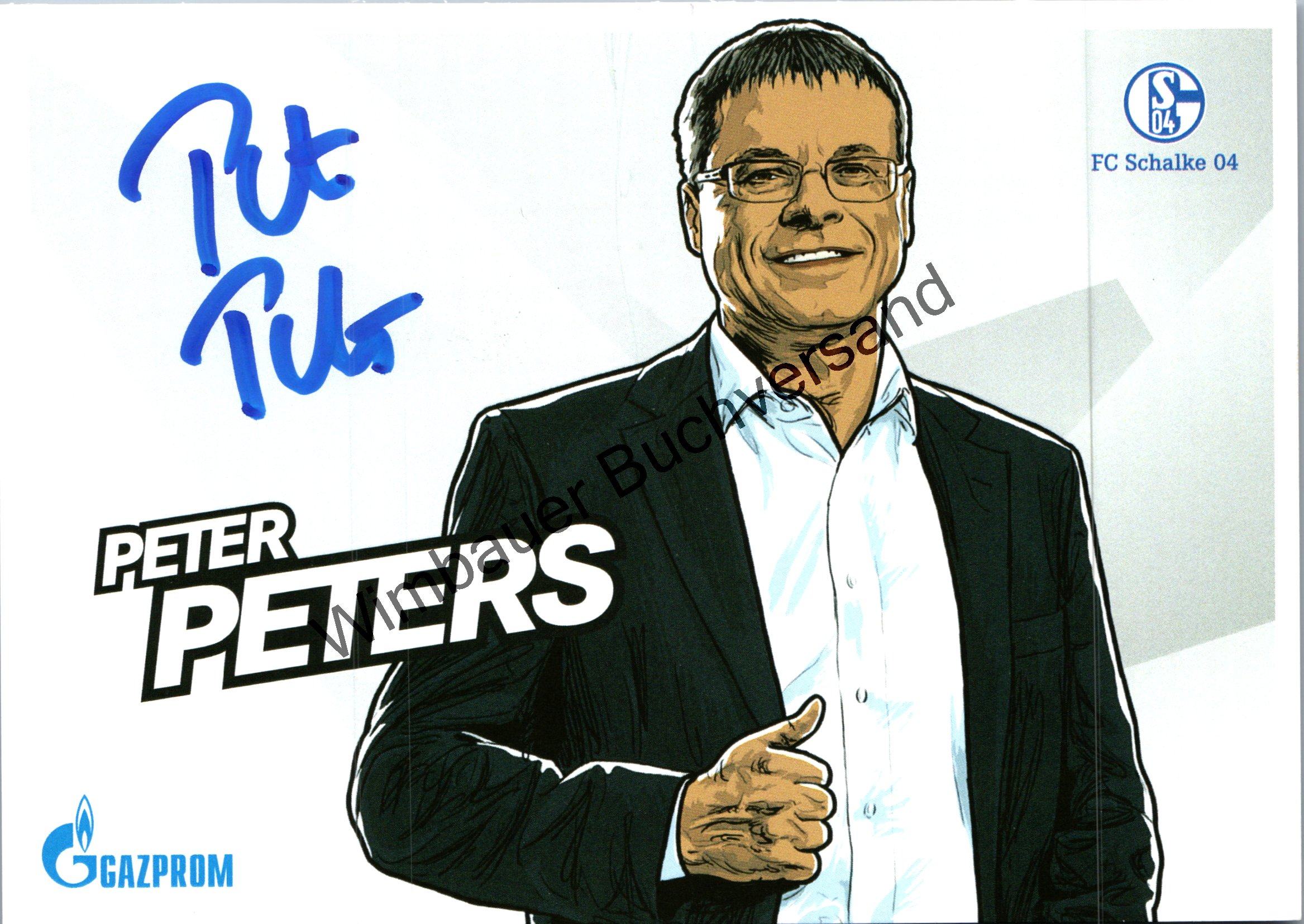 Original Autogramm Peter Peters Schalke 04 /// Autogramm Autograph ...