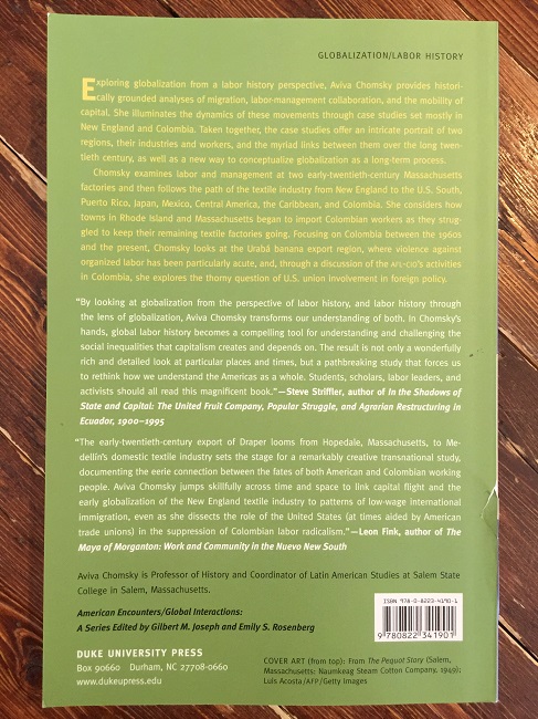Linked Labor Histories: New England, Colombia, and the Making of a ...