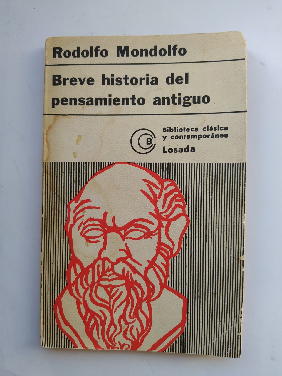 Breve historia del pensamiento antiguo. by Rodolfo MONDOLFO. TDK230 ...