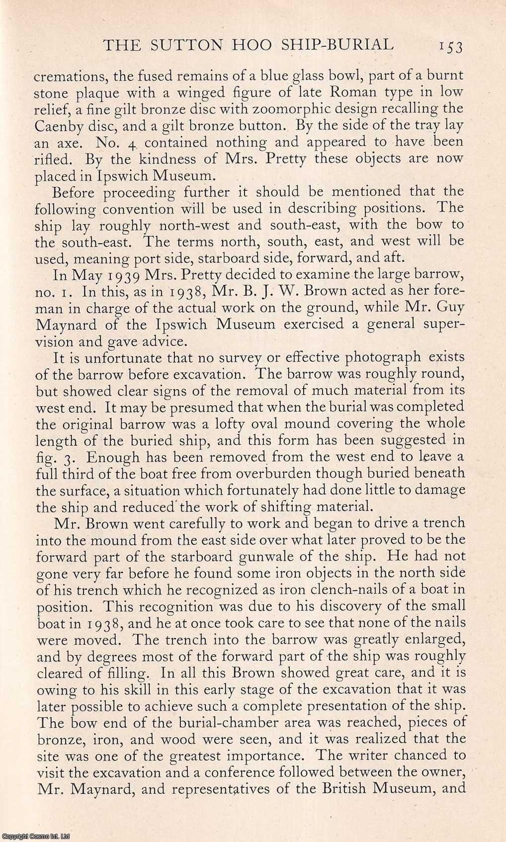 The Excavation of the Sutton Hoo Ship-Burial. An original article from ...
