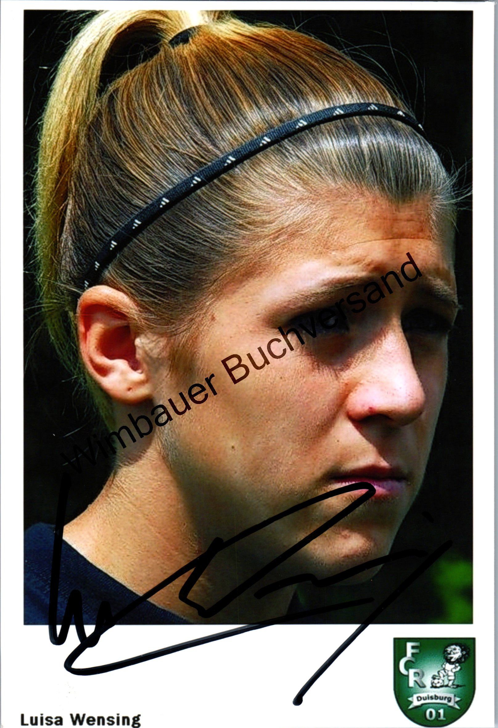 Original Autogramm Luisa Wensing Fussball /// Autograph signiert signed ...