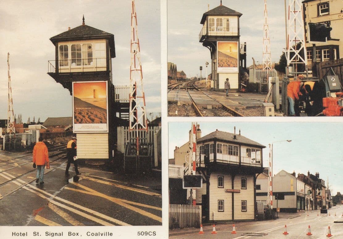 Coalville Leicester Railway Signal Box Postcard: Manuscript / Paper ...