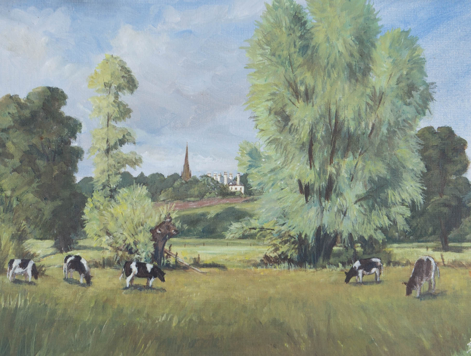 Ronald Pardoe - 20th Century Oil, Northwick Fields by Ronald Pardoe ...