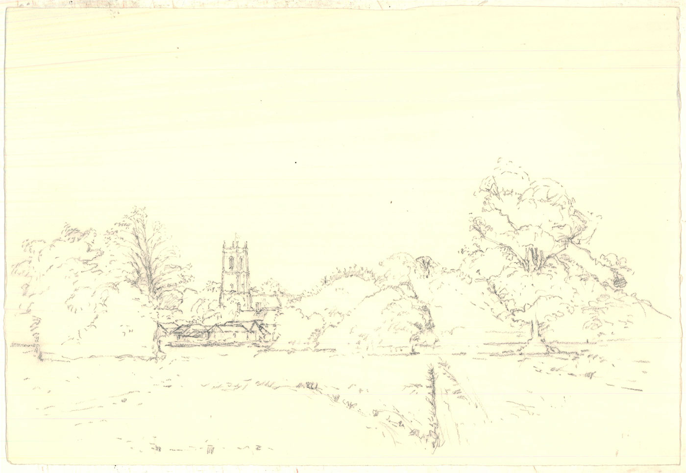 Keith Johnson (1931-2018) - 20th Century Graphite Drawing, A View in ...