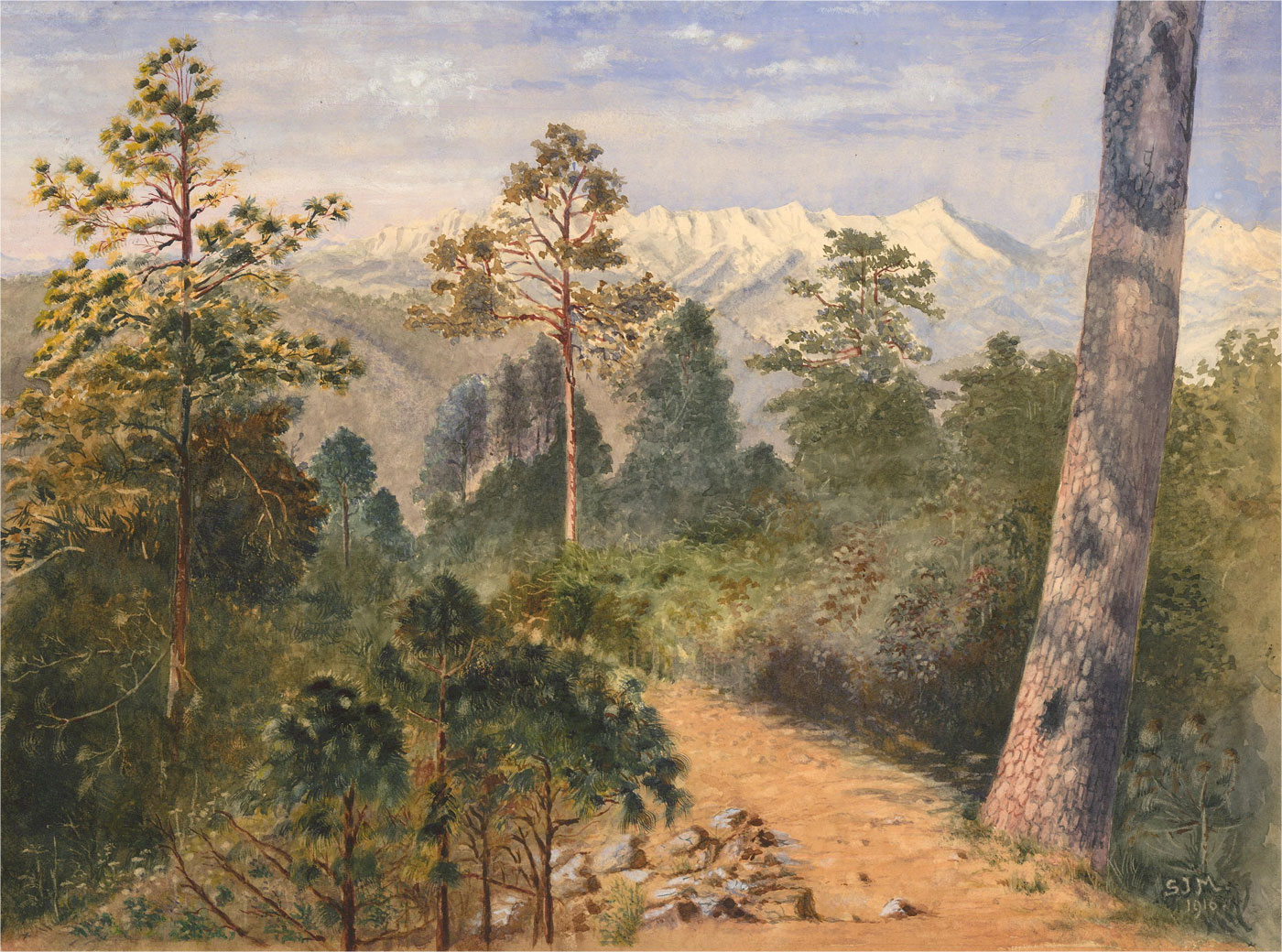 Mountain Path Painting