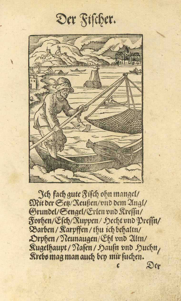 'Der Fischer'. von FISCHER:: Kunst / Grafik / Poster | Antiquariat ...