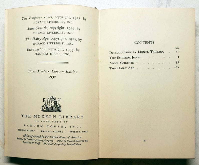 Anna Christie, The Emperor Jones, & The Hairy Ape by Eugene O'Neill ... Anna Christie, The Emperor Jones, & The Hairy Ape by Eugene O'Neill ...