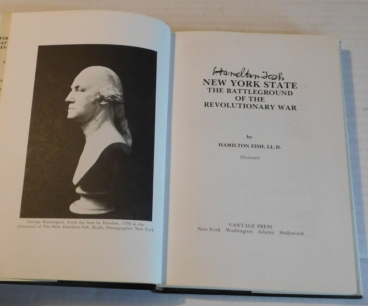 NEW YORK STATE: THE BATTLEGROUND OF THE REVOLUTIONARY WAR. by Fish ...