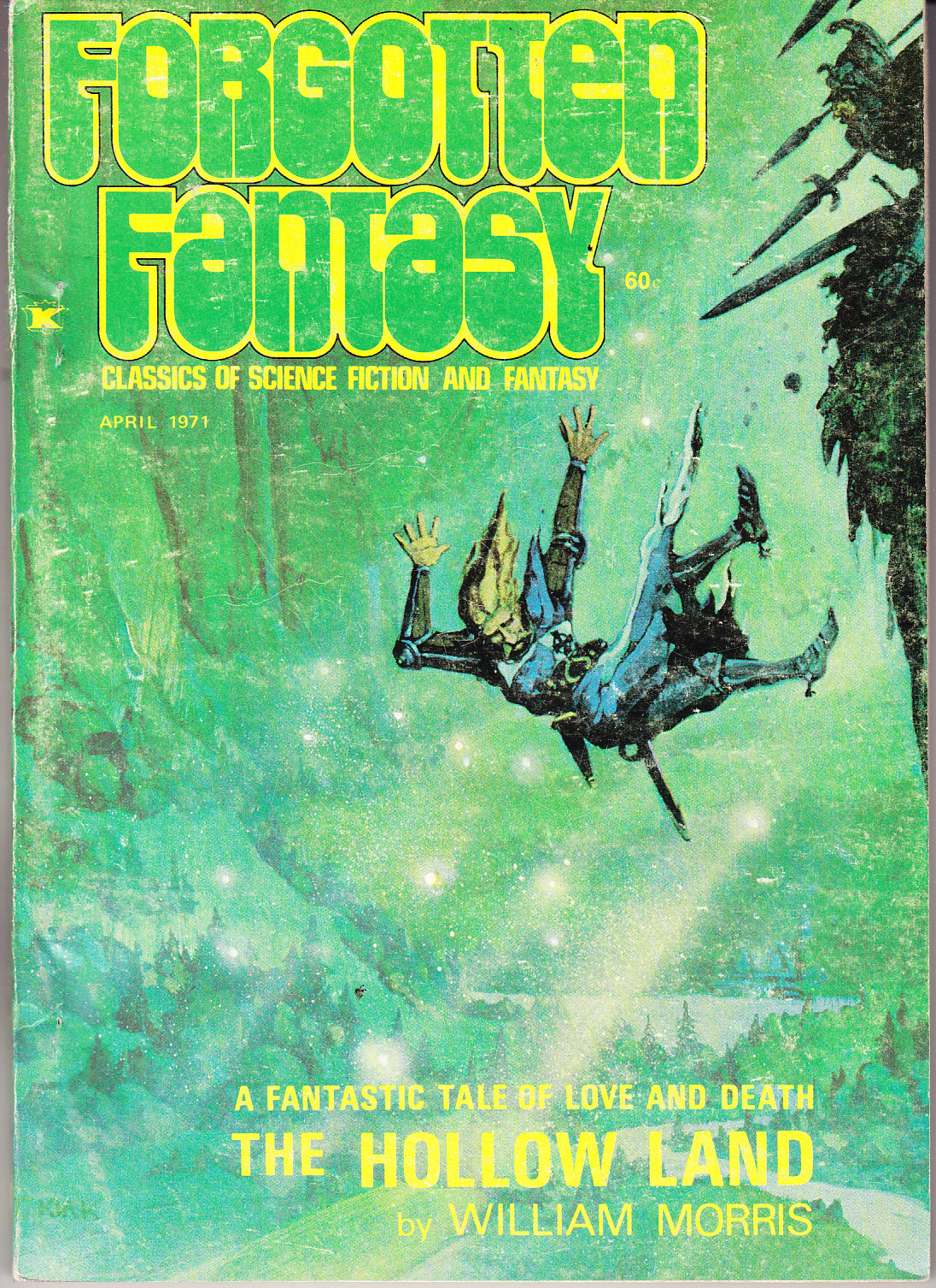 Forgotten Fantasy, April 1971 by Menville, Douglas (editor): Very Good ...